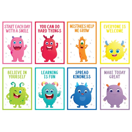 Giggle & Grow Motivational Poster – Set of 8 - MTA Catalogue