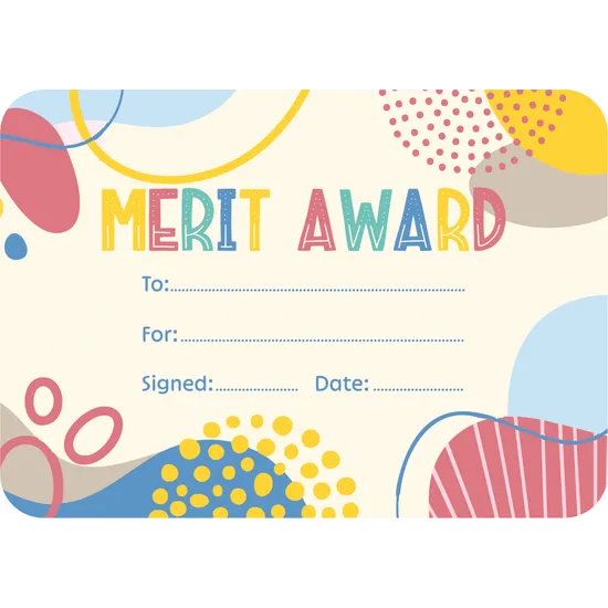 Growing Minds Merit Award Certificates – Pack of 30