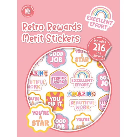 Retro Rewards Merit Sticker Book