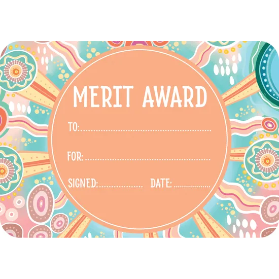 Sacred Country Merit Award Certificates – Pack of 30
