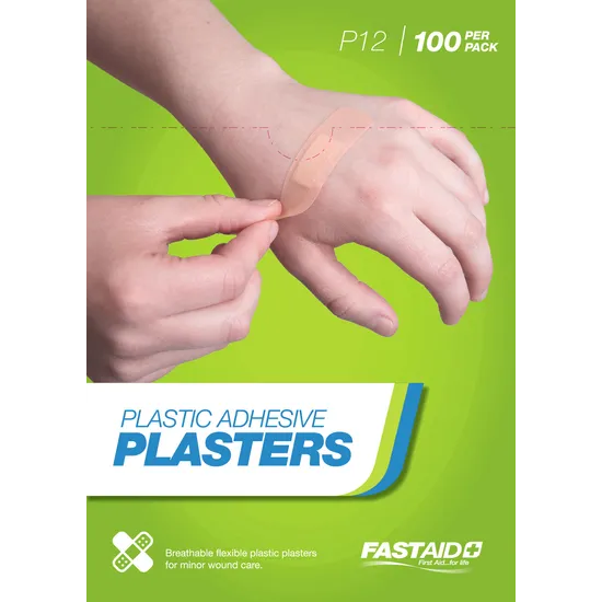 Adhesive Plasters Plastic – 72 x 19 mm, Pack of 100