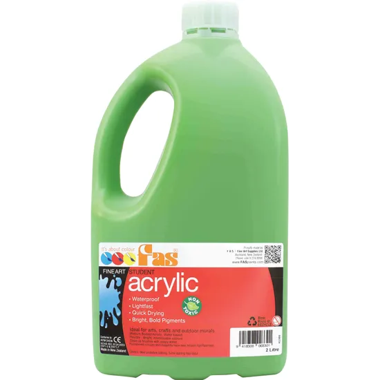 FAS Student Acrylic Paint 2 L - Green Light