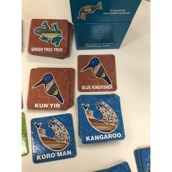Aboriginal Animal Matching Cards