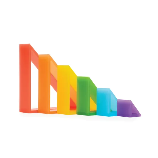 Discovery Triangles - Rainbow - Set of 6