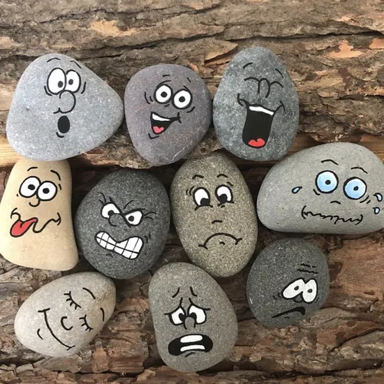 Emotion Story Stones - 10 Pieces