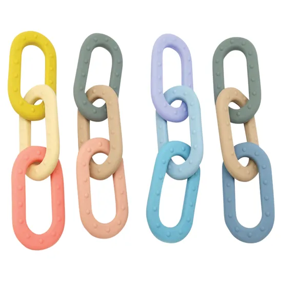 Silicone Baby Links 4 Pieces