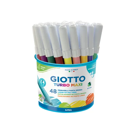 Giotto Turbo Maxi Markers - Pack of 48