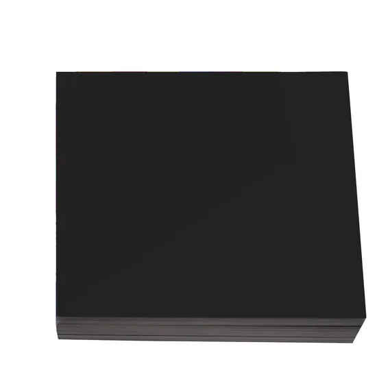 Matte Black Paper Sqs 25.4 cm 70 gsm - Pack of 360