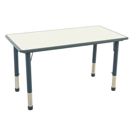 Ergerite Adjustable Height Rectangular Table - Whiteboard - 38-60 (H) cm