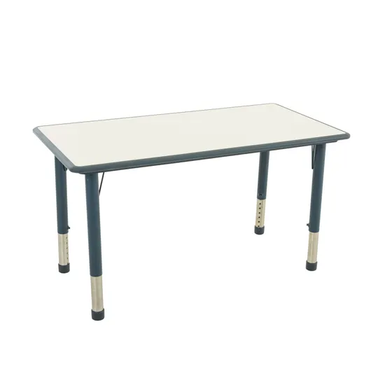 Ergerite Adjustable Height Rectangular Table - Whiteboard - 52-74 (H) cm