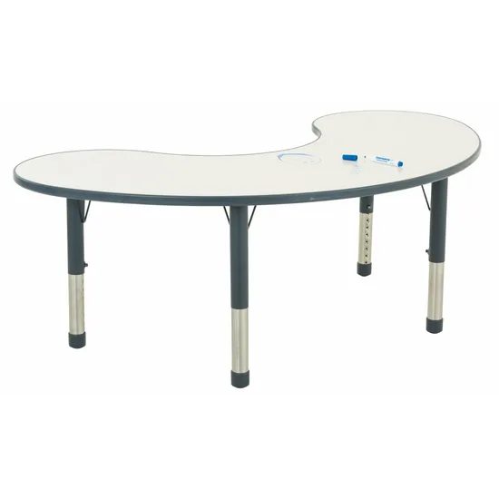 Ergerite Adjustable Height Group Table - Whiteboard - 38-60 (H) cm