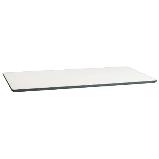 Ergerite Rectangular Tabletop - Whiteboard - 120 (L) x 60 (W) cm
