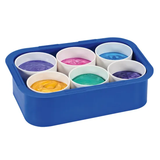 Paint Tray With 6 Pots