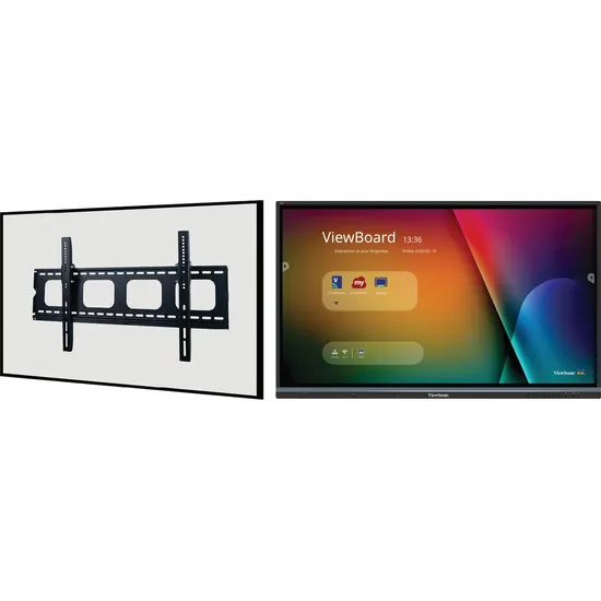 IPB 65" ViewSonic IFP6552 Wall Mount - Fixed Height