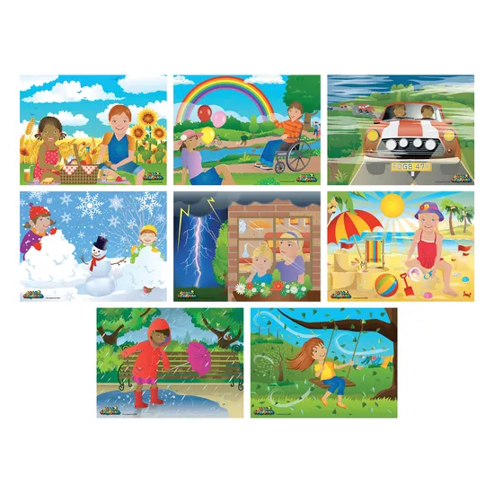 Weather Jigsaws set of 8