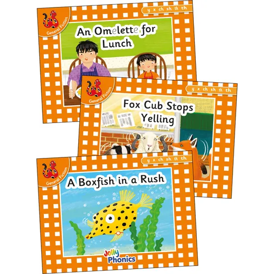 Jolly Phonics Decodable Readers (Orange Level) Set