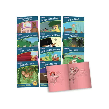 Decodable Reader - Speak & Listen Fiction Phase 1 Set 2