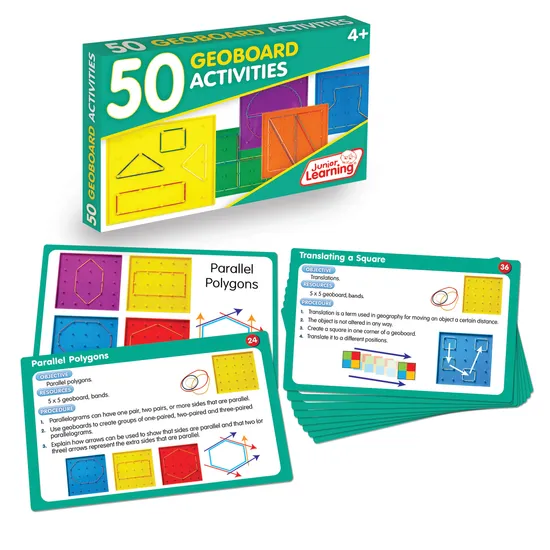 Geoboard Activities – Set of 50
