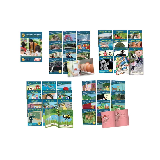 Phonemic Awareness Decodable Readers + Teacher Planer Kit