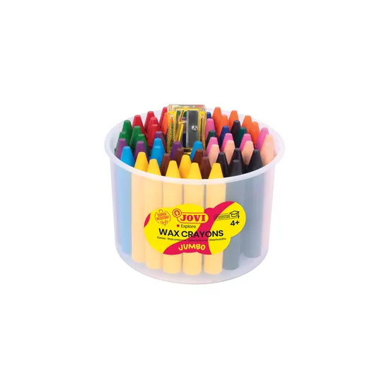 Jovi Round Crayons - Tub of 60