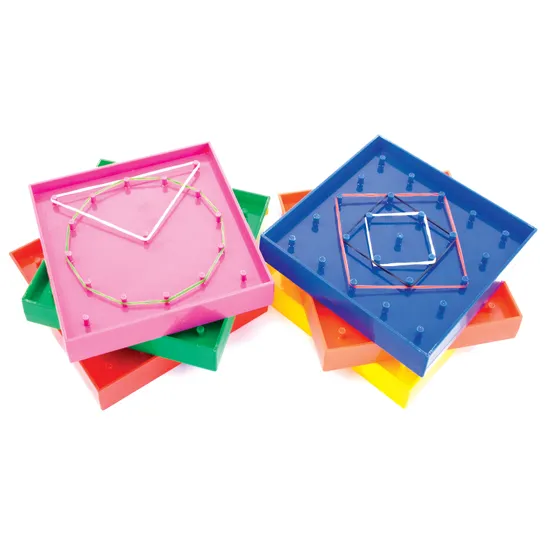 Teachables Small Geometric Pin Boards – Set of 6 - MTA Catalogue