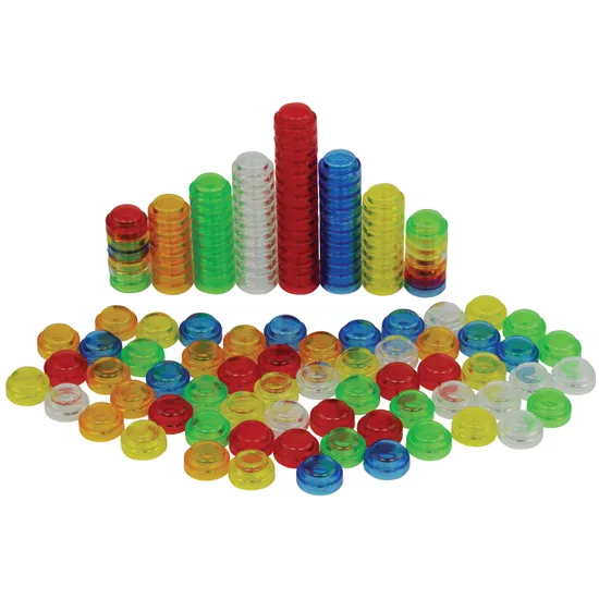 Teachables Translucent Stackable Counters – Set of 600