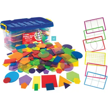 Attribute Shapes Sorting Set