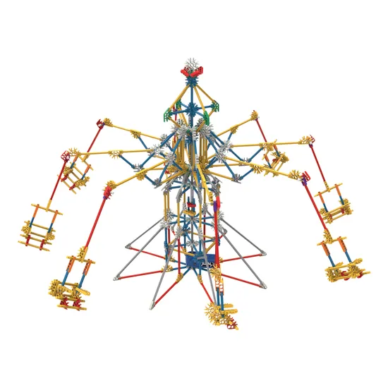 knex - 3-In-1 Amusement Park 744 pieces 3 builds