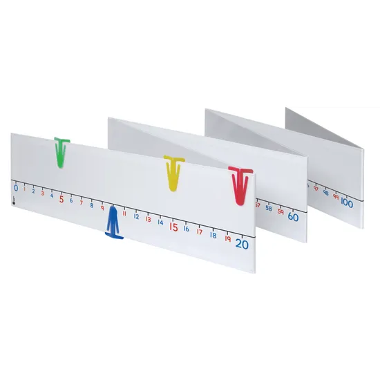 Write & Wipe Number Line – 0–120, Foldable Format