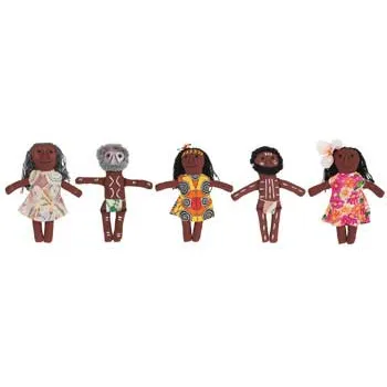 Australian Indigenous Doll Kit - Set of 5