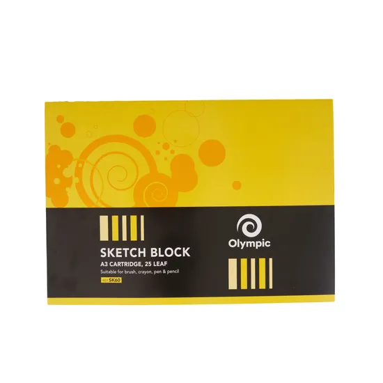 Olympic Sketch Block A3 110 gsm - 25 Sheets
