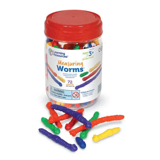 Measuring Worms – Length Comparison Tools, Set of 72