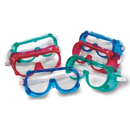 Coloured Safety Goggles - Set of 6