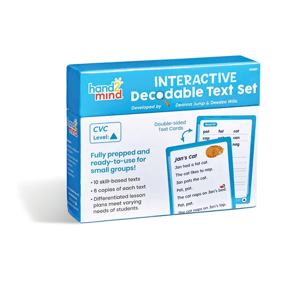 Interactive Decodable Text Set: CVC Triangle