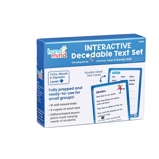 Interactive Decodable Text Set: CVCe with Blends and Digraphs Diamonds