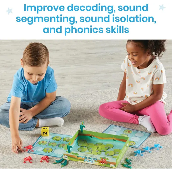 Lily Pad Letter Hop Word-Building Game