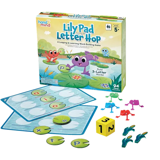 Lily Pad Letter Hop Word-Building Game