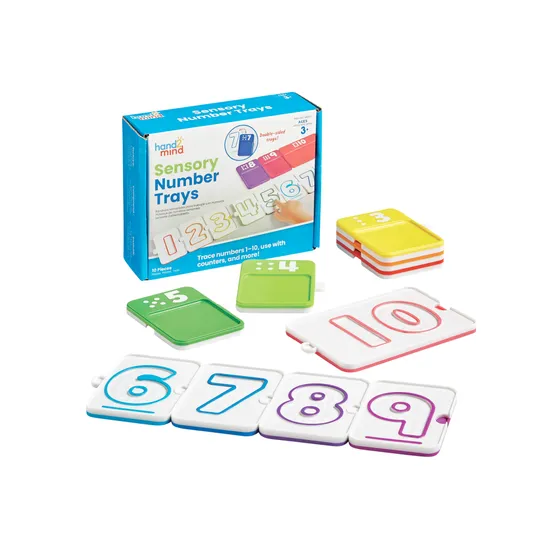 Sensory Number Trays