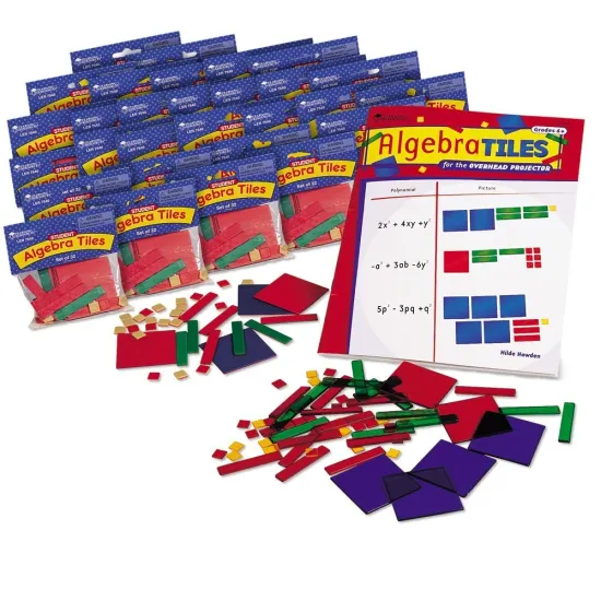 Algebra Tiles – Classroom Set