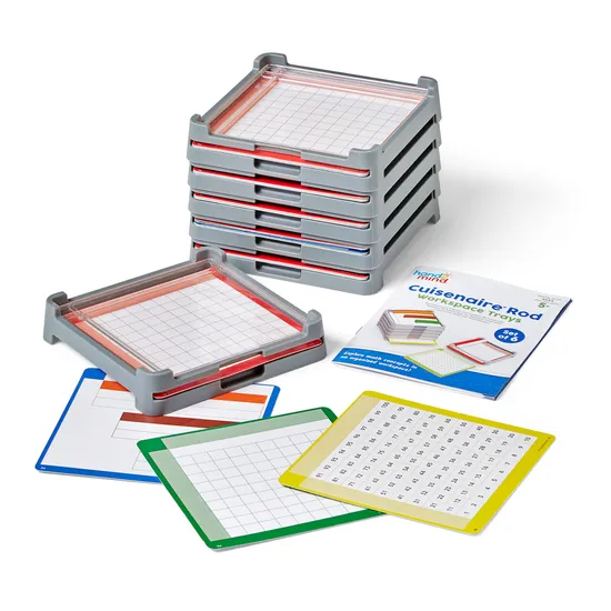 Learning Resources Cuisenaire Rods – Workspace Trays, Set of 6 - MTA ...