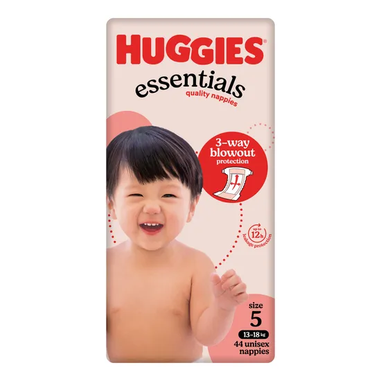 Huggies Essentials Nappies – Walker, Pack of 176