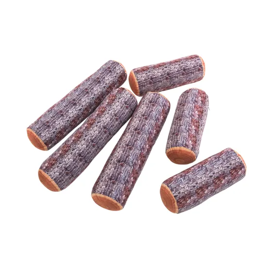 Log Cushions - Set of 6