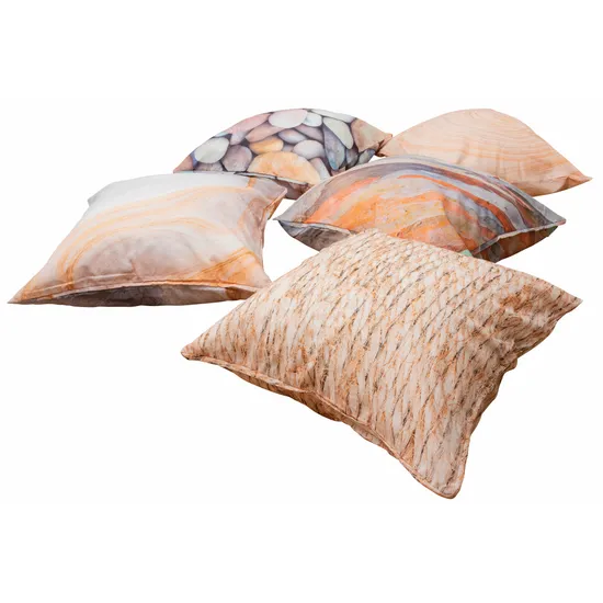 Natural Textures Outdoor Cushions - Set of 5
