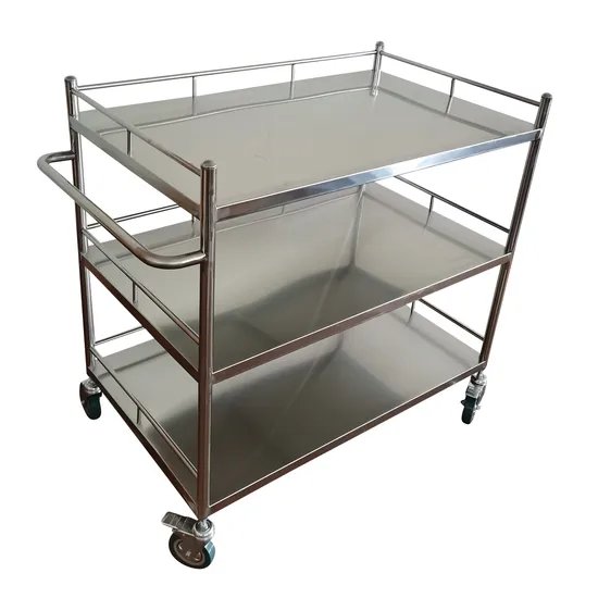 Stainless Steel Lab Trolley
