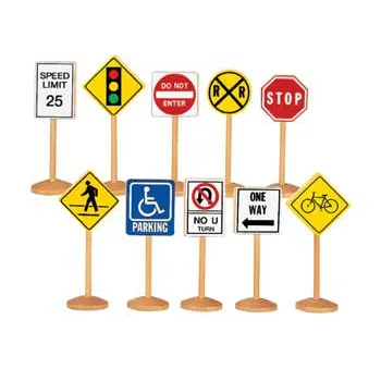 Lakeshore Learning Block Play Traffic Signs - Set of 10