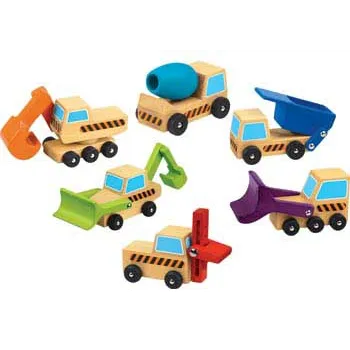 Lakeshore Learning Wooden Construction Vehicles