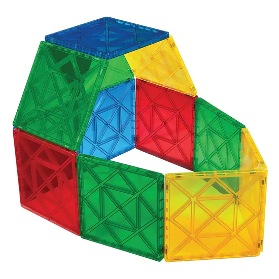 Jumbo Magnetic Building Tiles - 24 Pieces