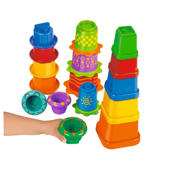 Lakeshore Learning Stack & Nest Sensory Toys - Set of 16
