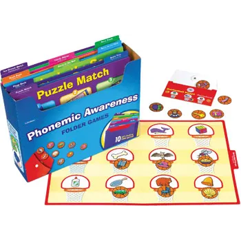 Lakeshore Learning Phonemic Awareness Folder Game Library