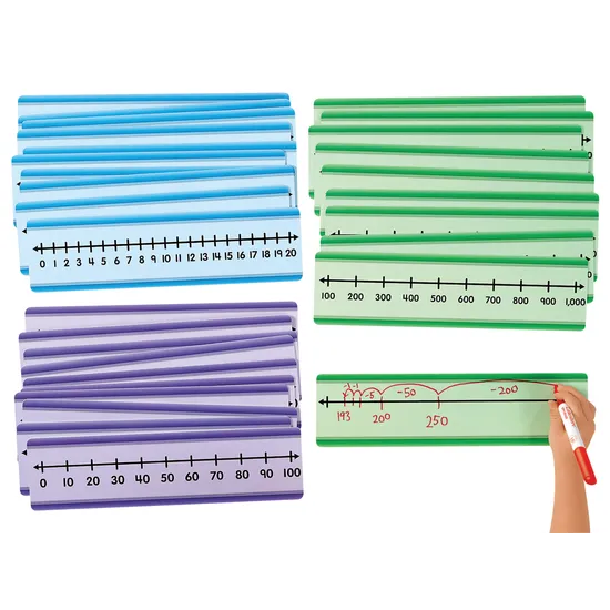 Lakeshore Learning Write & Wipe Number Lines – Whole Numbers